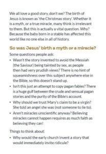 Myth or Miracle? – Open Air mission